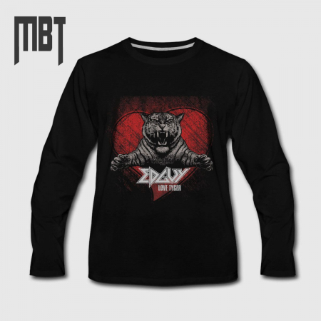 Edguy Band Long Sleeve T-Shirt, Edguy Love Tyger Cover Long Sleeve Tee ...
