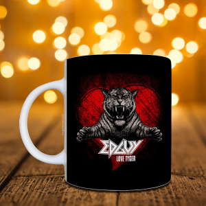 Edguy Band Mug, Edguy Love Tyger Cover Coffee Mug, Hard Rock, Heavy ...