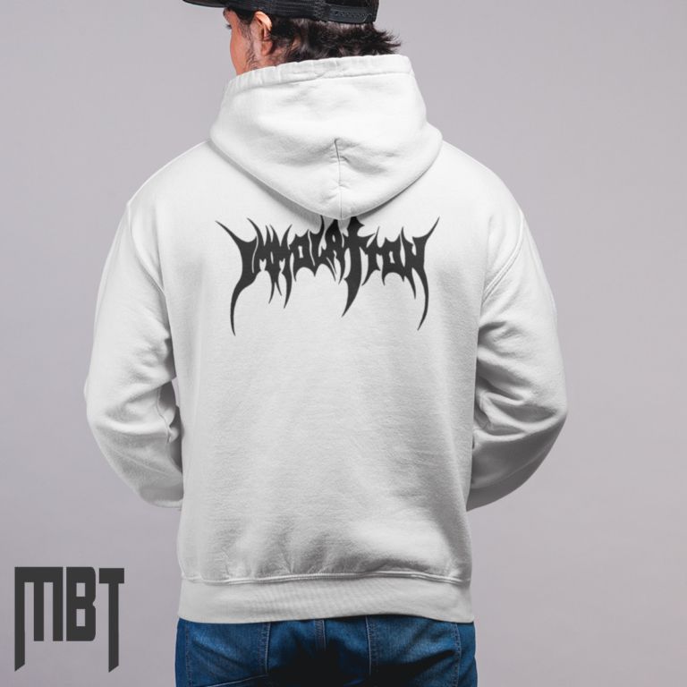 Immolation Band Hoodie, Immolation Logo Hooded Sweatshirt, Death Metal ...
