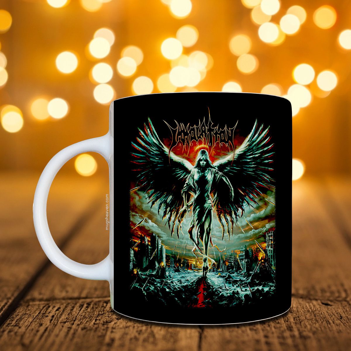 Immolation Band Mug, Immolation Atonement Cover Coffee Mug, Death Metal ...