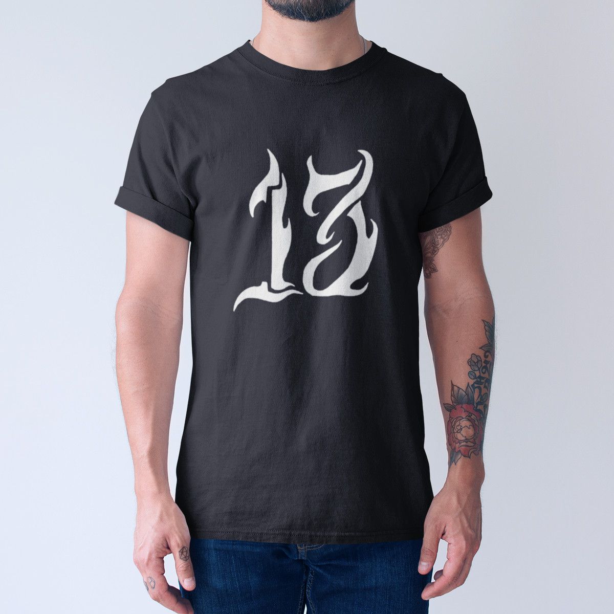 13 Band T-Shirt, 13 Logo Tee-Shirt, Doom Metal – Metal Merch T-Shirts ...