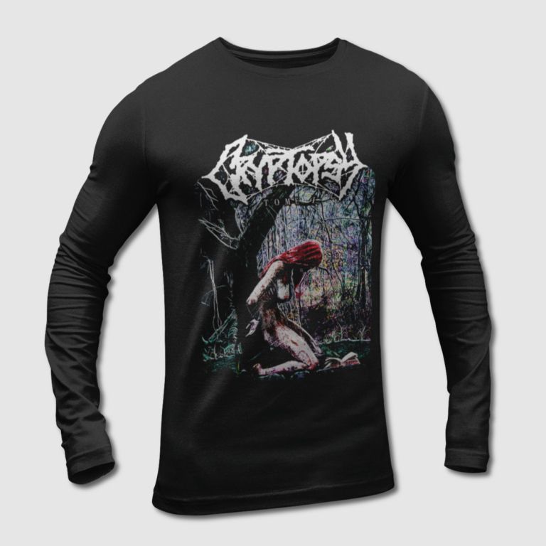 Cryptopsy Long Sleeve T-Shirt, Cryptopsy Book of Suffering Tome 1 Long ...