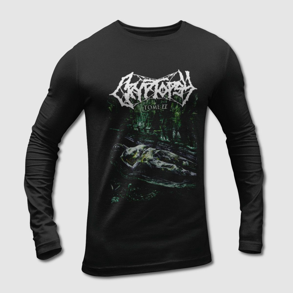 Cryptopsy Long Sleeve T-Shirt, Cryptopsy Book of Suffering Tome 2 Long ...