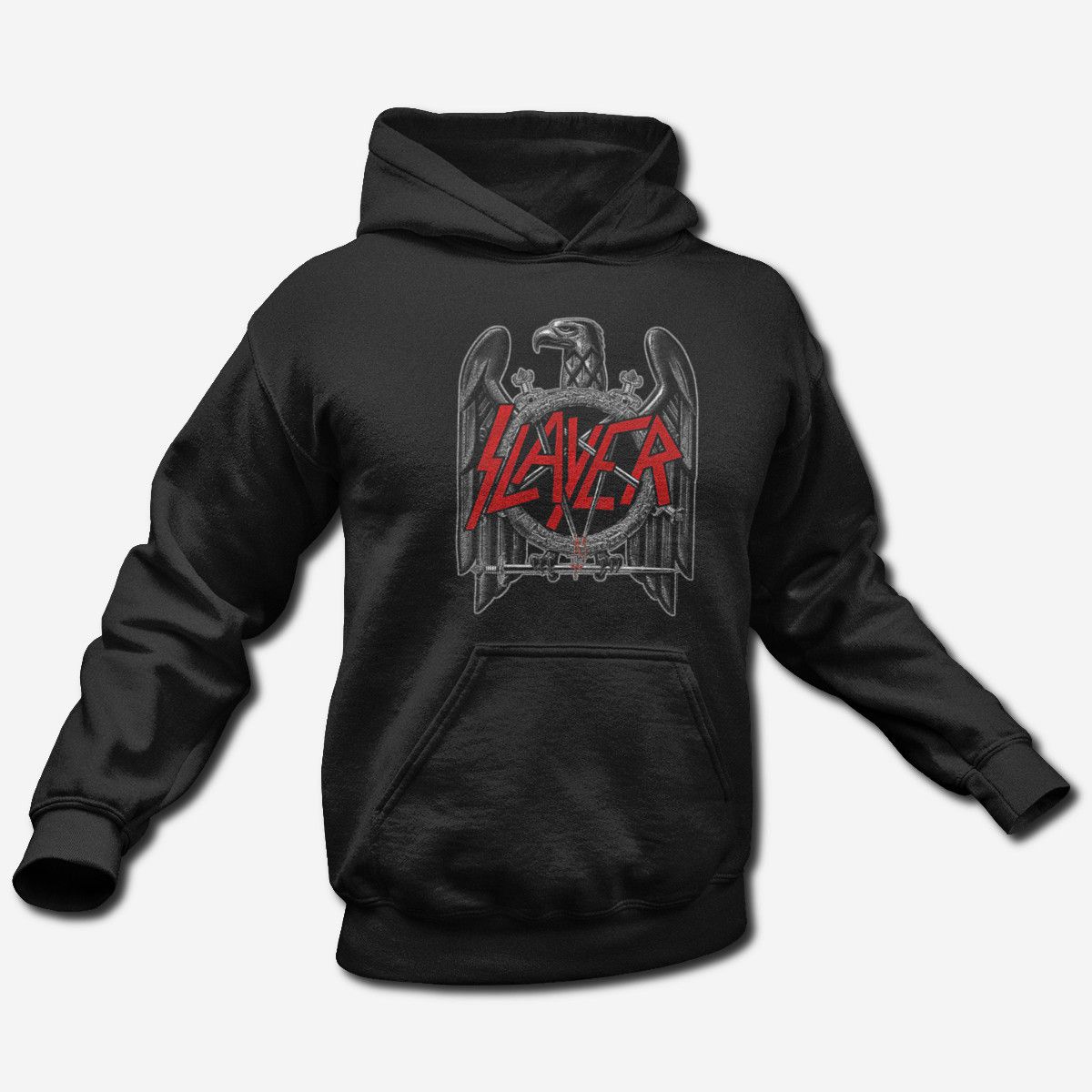Slayer Eagle Logo Hoodie, Thrash Metal Merch – Metal Merch T-Shirts ...