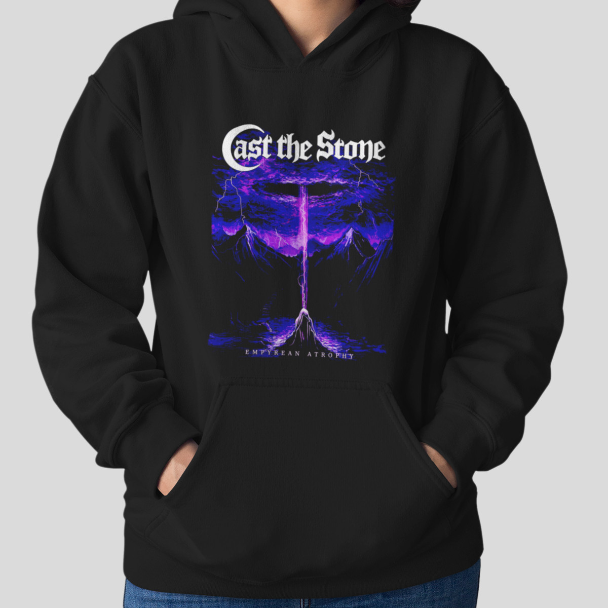 Cast The Stone Hoodie, Cast The Stone Empyrean Atrophy Hooded ...