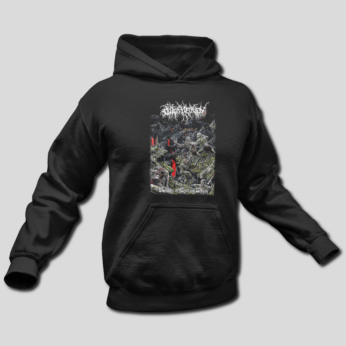 Outer Heaven Hoodie, Outer Heaven Realms Of Eternal Decay Hooded ...