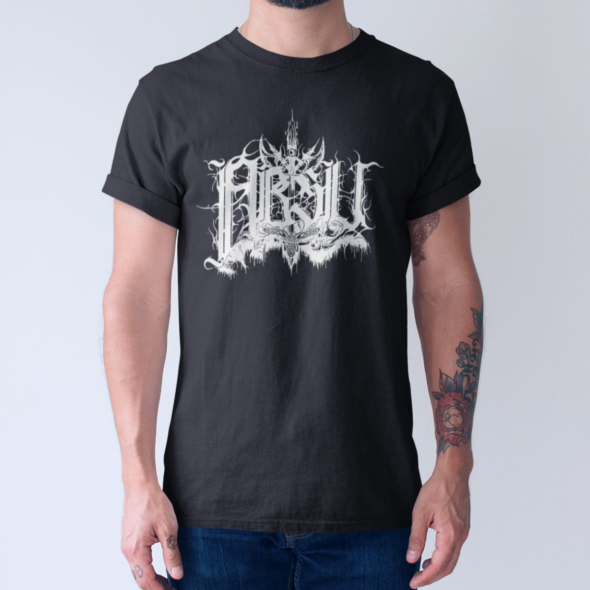 Absu Band T-Shirt, Absu Logo Black Tee Shirt, Death Metal, Black Metal ...