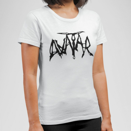 Avatar Band T-Shirt, Avatar Logo White Tee Shirt, Black Metal, Melodic ...
