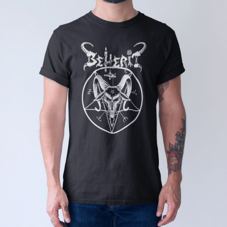 Beherit Band T-Shirt, Beherit Satanic Artwork Black Tee Shirt, Black ...