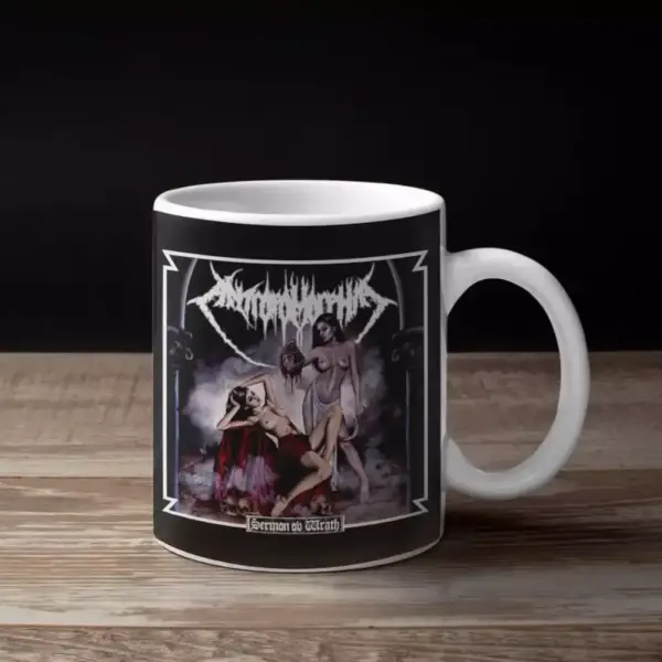 Antropomorphia Sermon ov Wrath Coffee Mug, Death Metal Merch – MMT ...