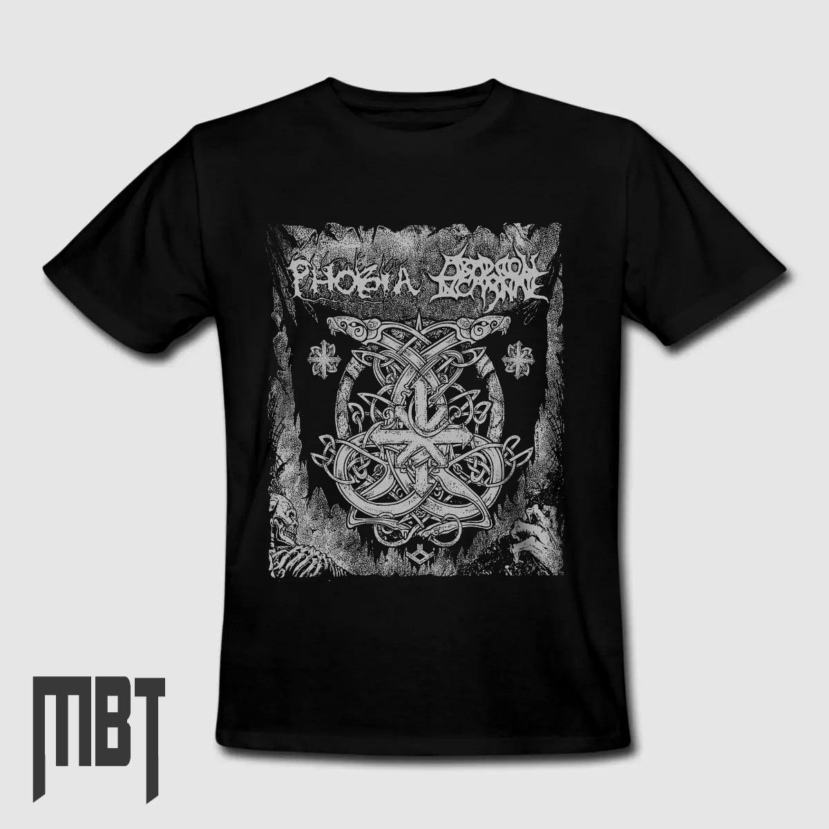 Phobia Decades of Blastphemy 5 T-Shirt, Phobia Tee Shirt, Grindcore ...